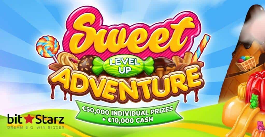 Win €10,000 with Sweet Level Up Adventure from BitStarz